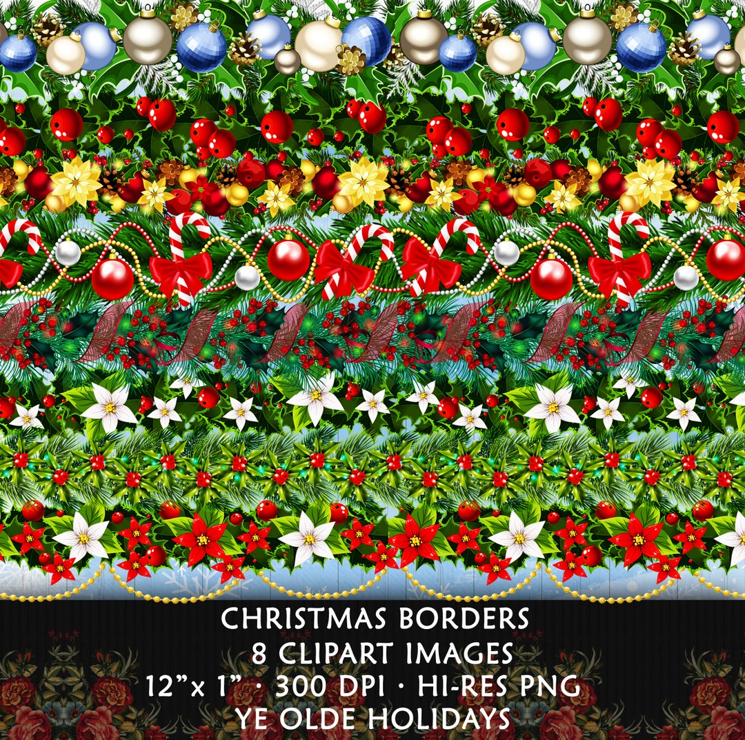 Christmas Border PNG, Christmas Border Clipart, Christmas Border Clip ...