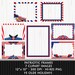 4th of July Frame PNG, Red White and Blue Frame Clipart, Patriotic ...