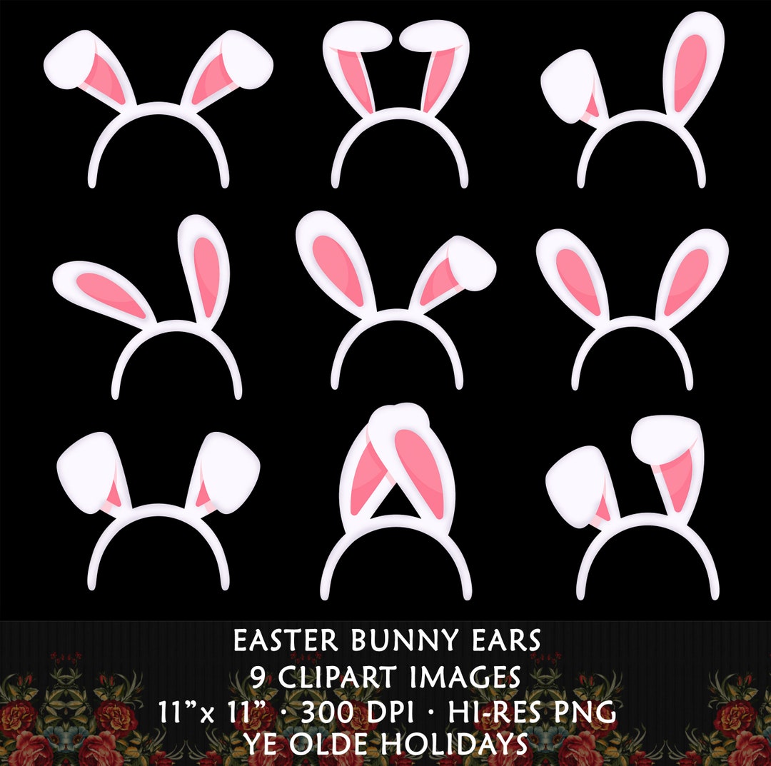 Easter Bunny Ear PNG, Bunny Ear Clipart, Easter Bunny Clipart, Easter ...