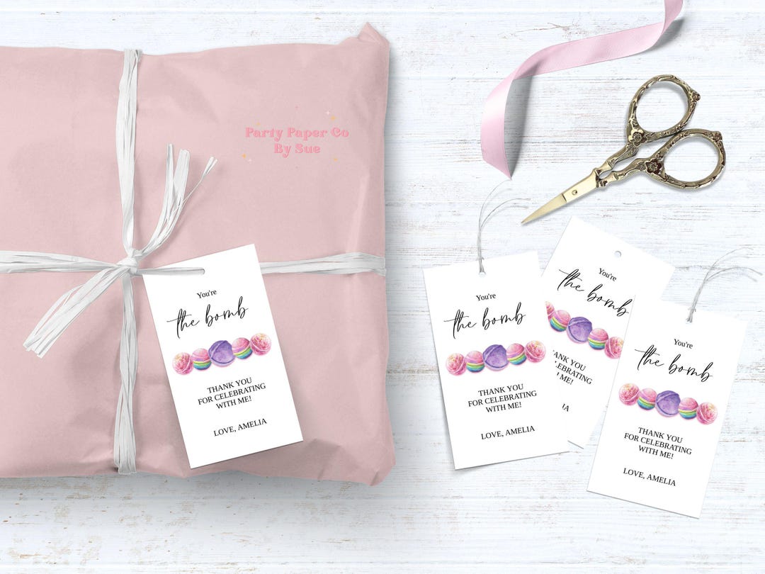 Youre the Bomb Thank You Card INSTANT DOWNLOAD Editable, Printable ...