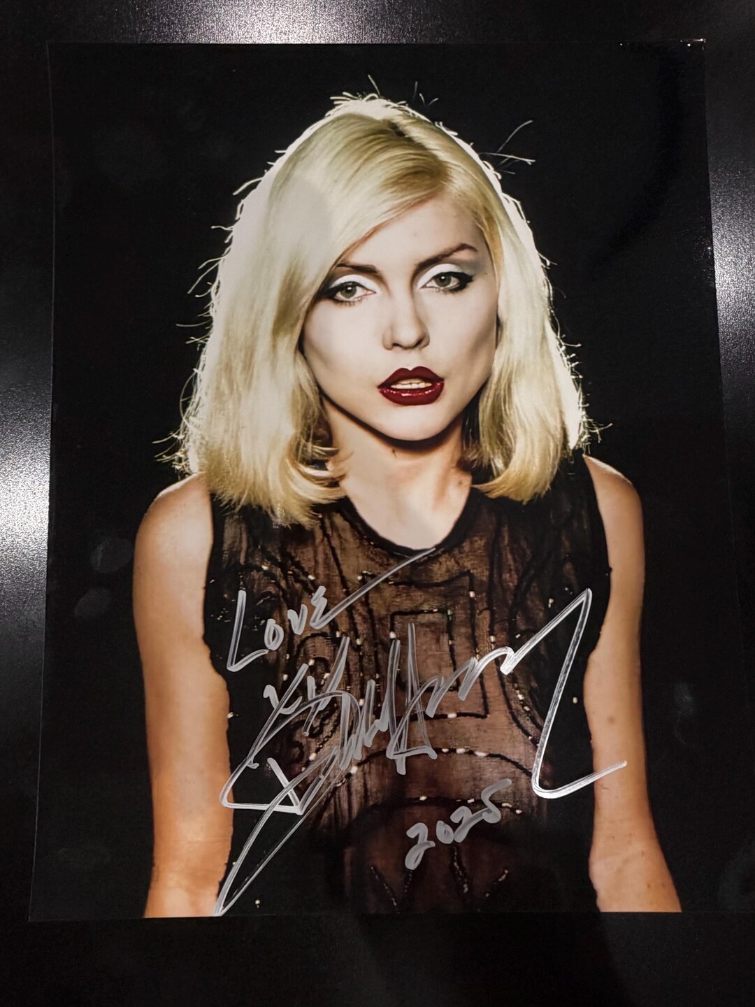 Debbie Harry Signed 8x10 Photo Music Blondie With COA - Etsy