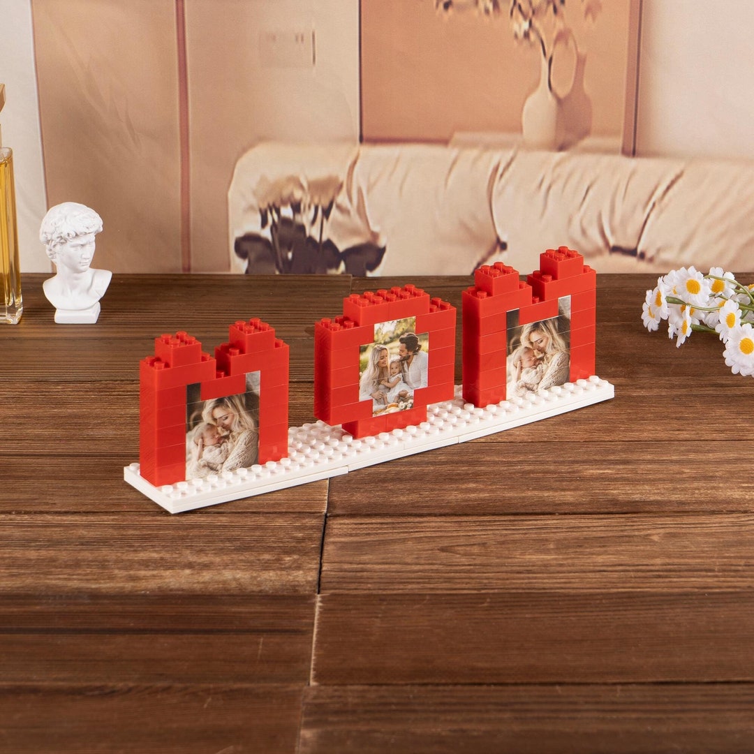 Personalized Mother's Day Custom Legos MOM Picture, Personalized MOM ...