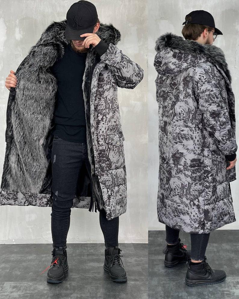 Mens Long Parka 10 Colors, Warm Winter Luxury Parka, Men's Valentines ...