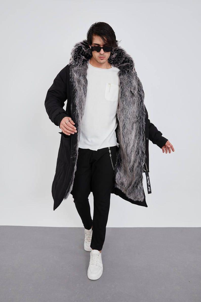 Mens Long Parka 10 Colors, Warm Winter Luxury Parka, Men's Valentines ...