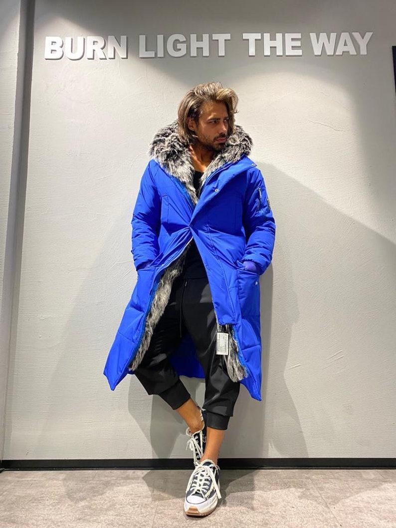Mens Long Parka 10 Colors, Warm Winter Luxury Parka, Men's Valentines ...