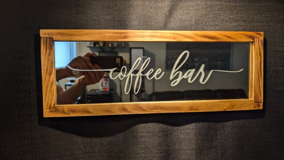 Coffee Bar Mirror/sign - Etsy