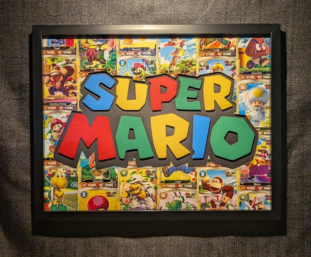 Super Mario Trading Card Art 2 - Etsy
