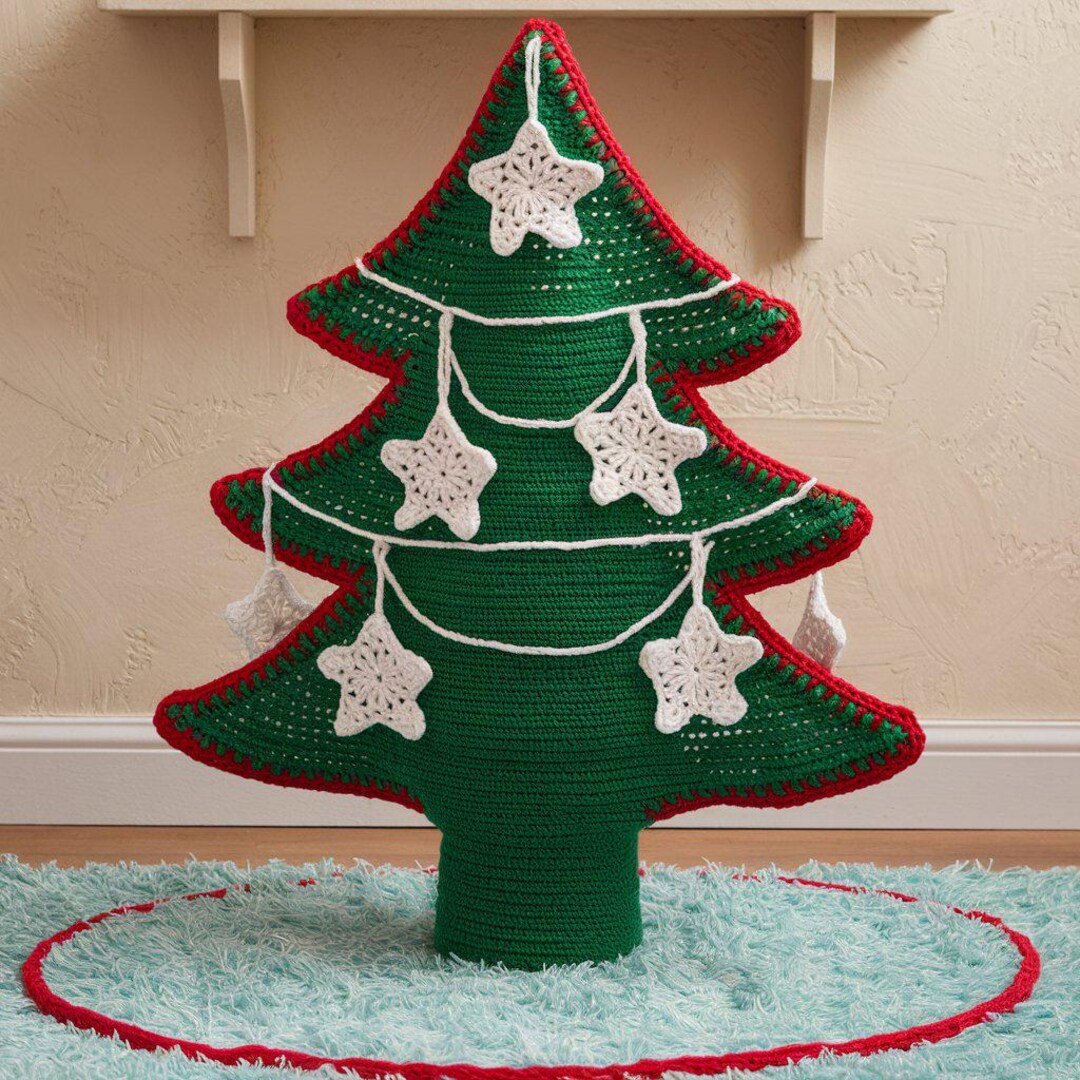 Bobble Christmas Trees Crochet Pattern THE ORIGINAL, Christmas Tree ...