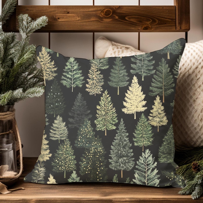 Forest Pillow - Etsy