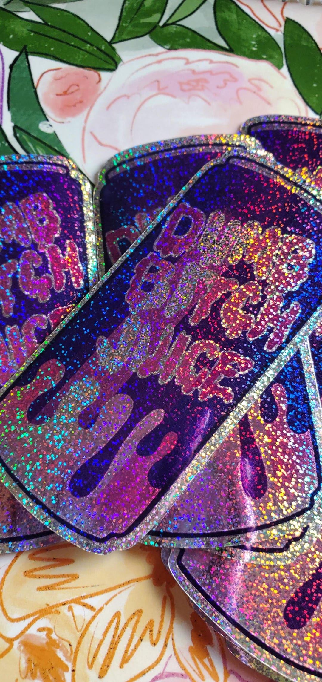 Dumb B*tch Juice Glitter Sticker - Etsy