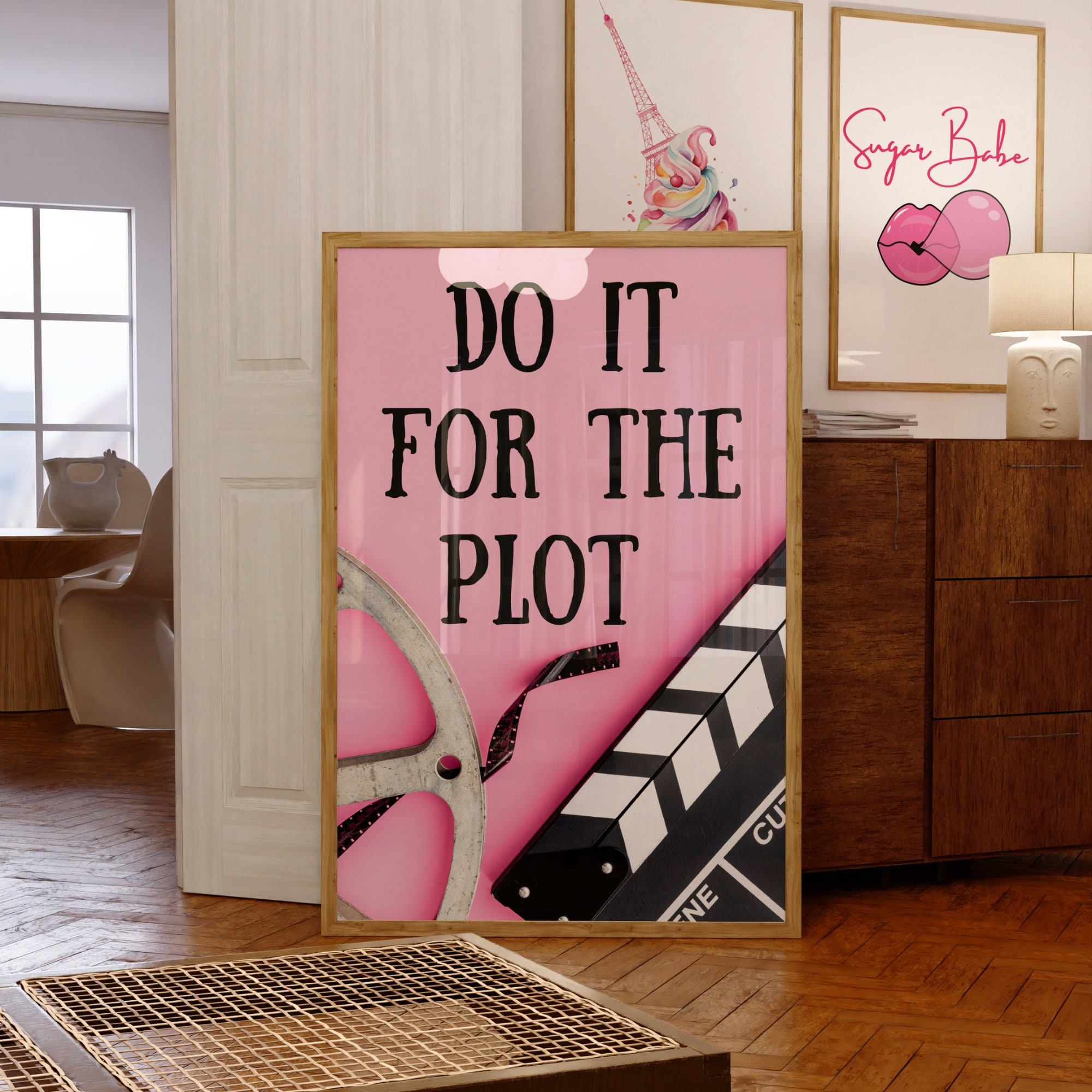 Do It for the Plot Poster Cinema Theme Digital Art Do It for the Plot ...