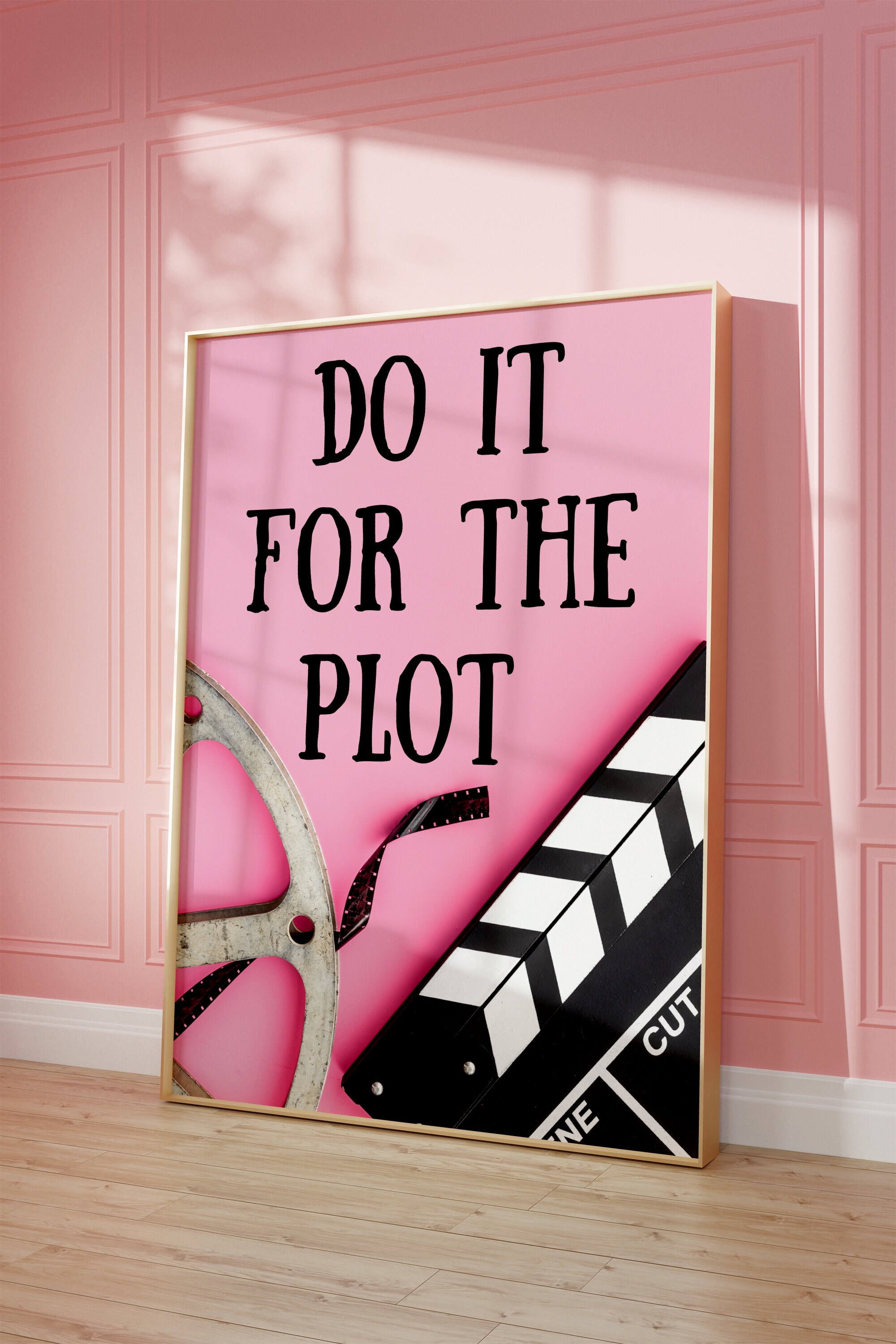 Do It for the Plot Poster Cinema Theme Digital Art Do It for the Plot ...