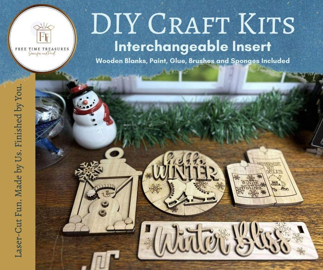 Adult Craft Kit to Paint Yourself, Christmas Craft for Womens Craft ...