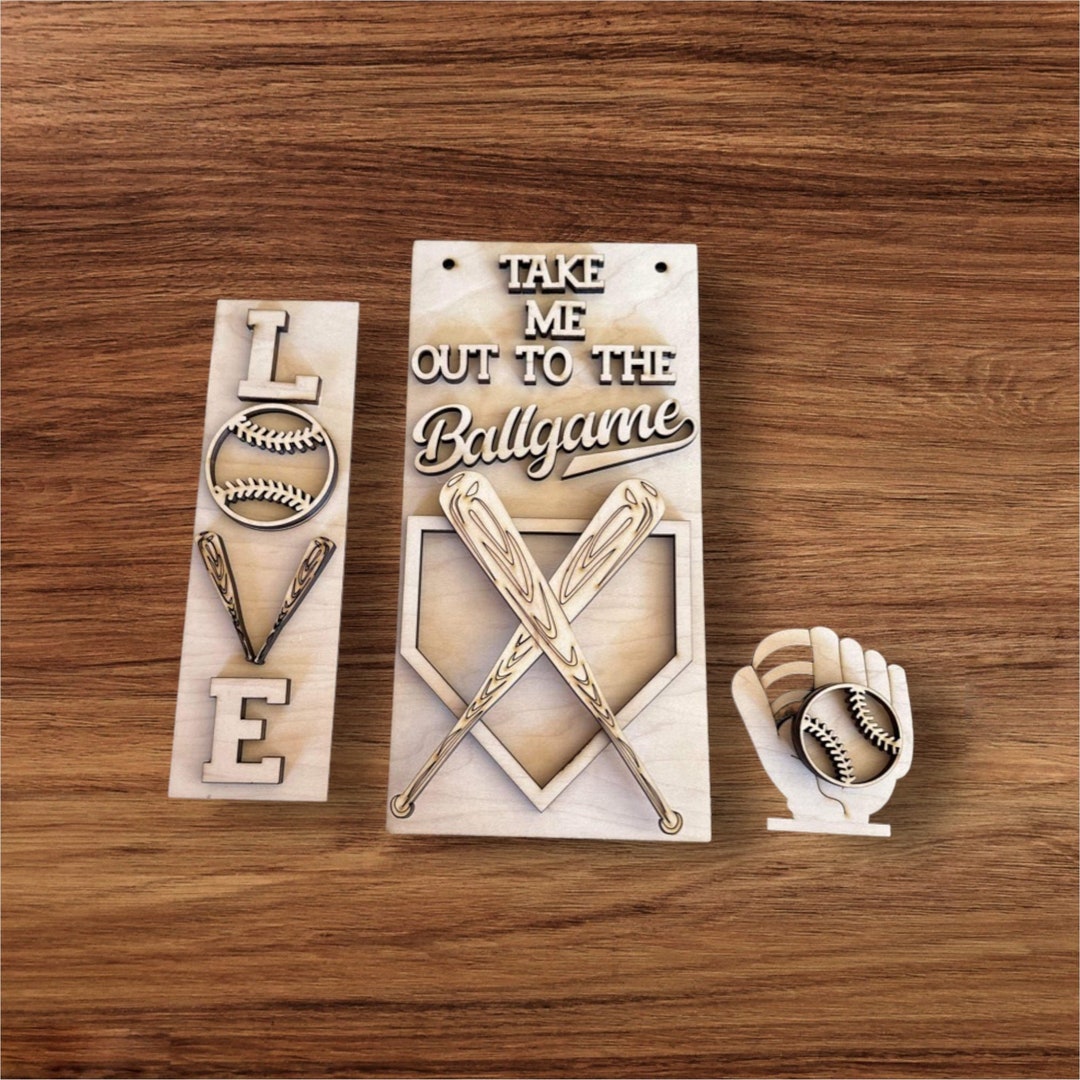 Baseball, Interchangeable DIY Craft Kit, Paint Your Own, Painting Party ...
