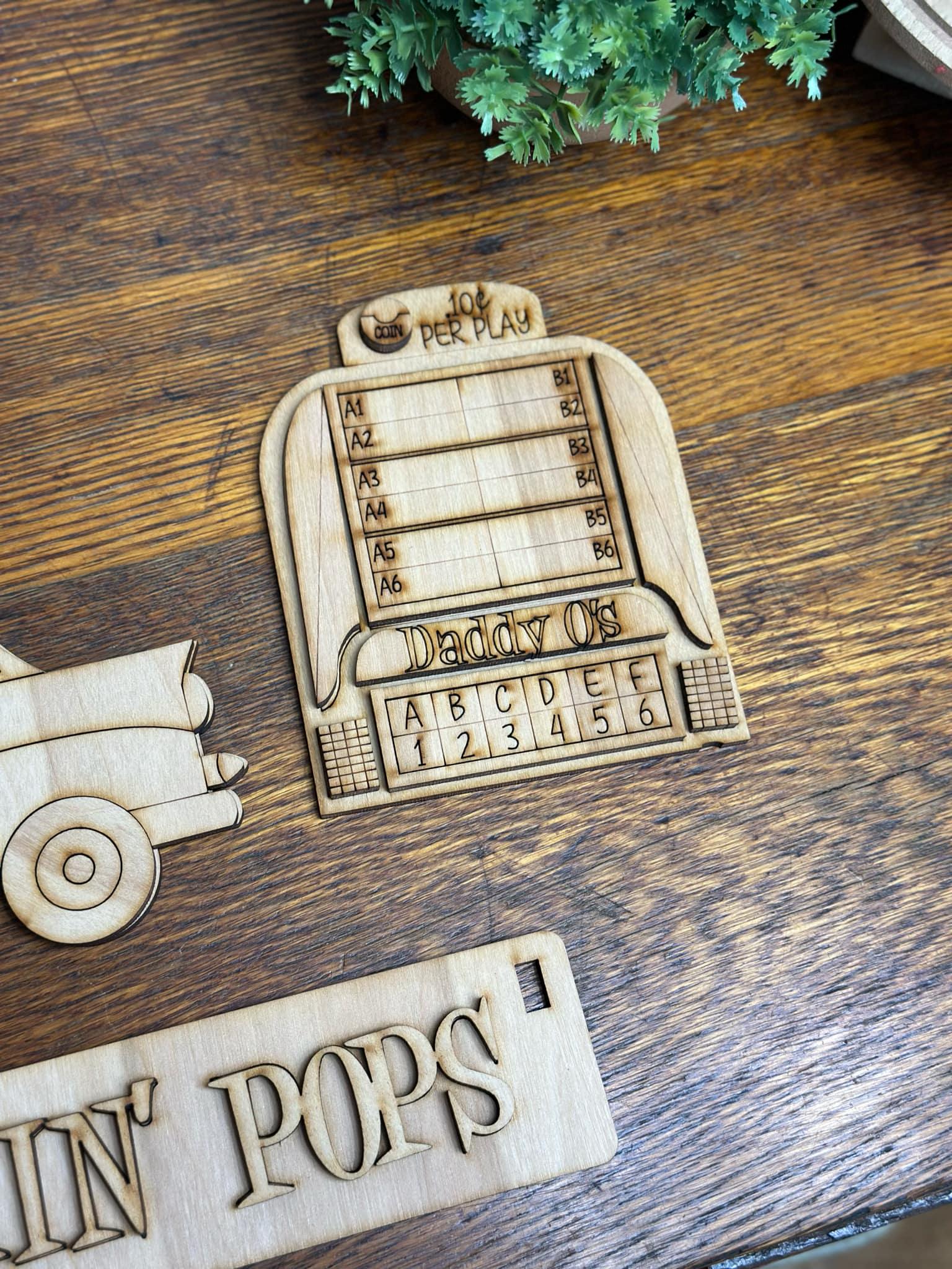 Retro Fathers Day Sign Painting Kit, Diy Paint Party Kit, Paint and Sip ...