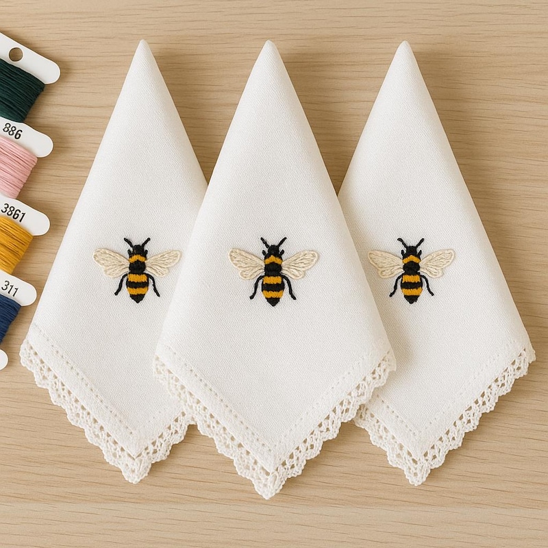Bee Napkins - Etsy