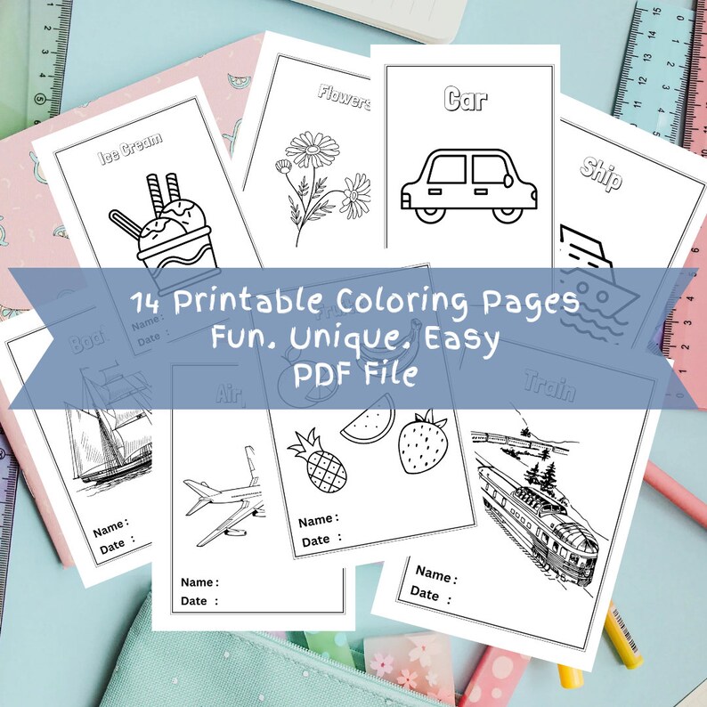 Printable Coloring Pages for Kids, Toodler, Baby, Preschoolers ...