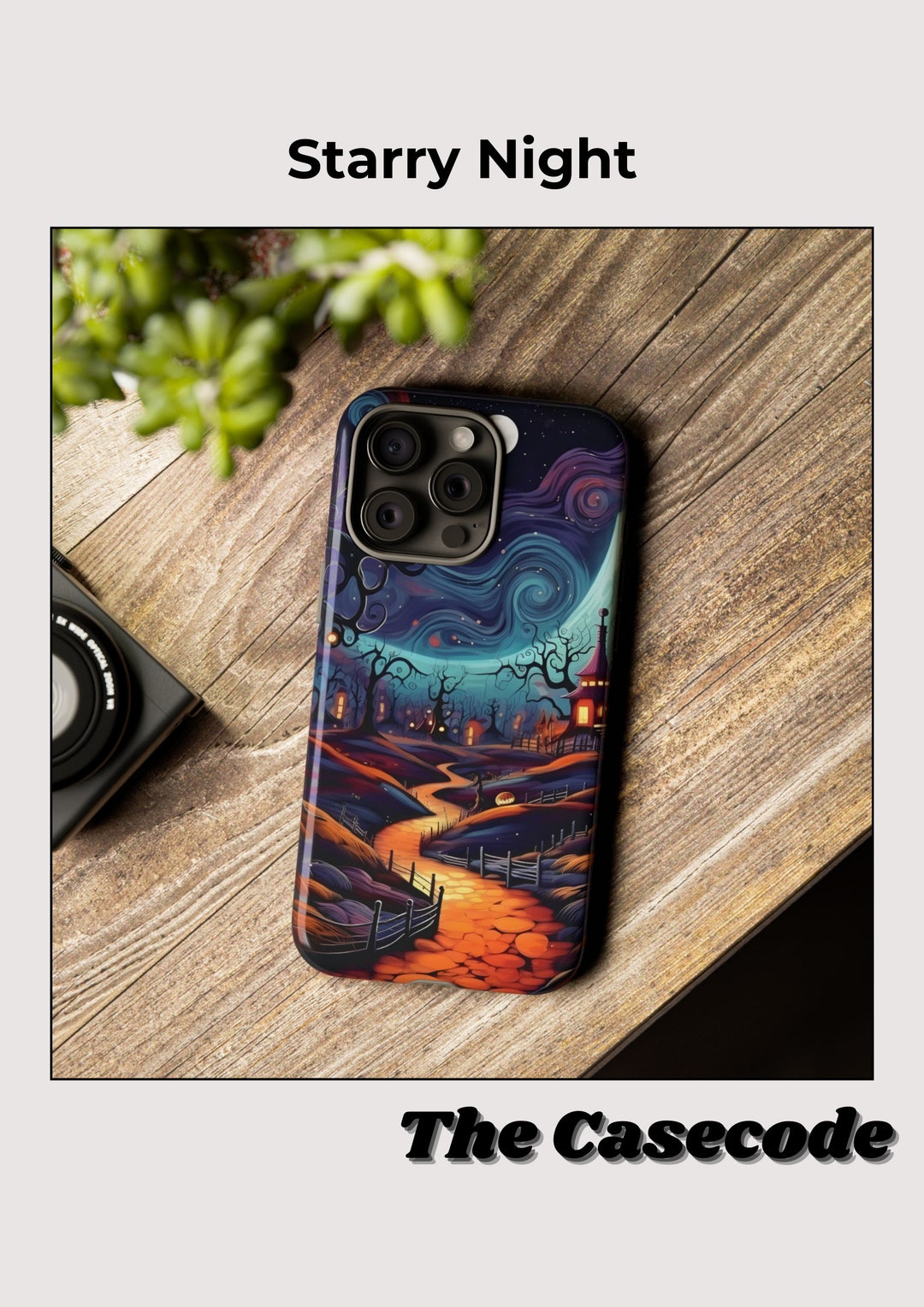 Halloween Starry Night Wireless Charging Cute Phone Cases For, iPhone ...