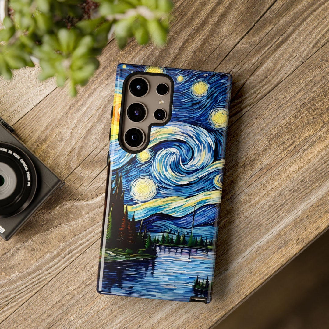 Van Gogh Inspired Cases, Starry Night Design Cover, Cute Phone Cover ...
