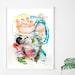 Abstract Art Print, Playful Modern Art, Watercolor Giclee Print ...