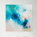 Extra Large Turquoise Wall Art Print, Light Blue Abstract Painting ...