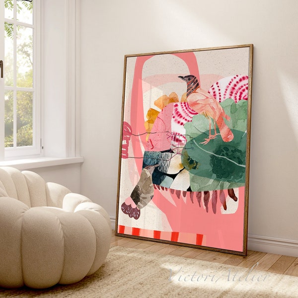 Abstract Bird Art - Etsy