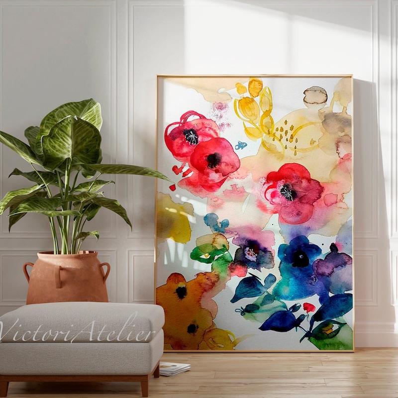 Floral Art Print - Etsy