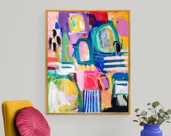 Bright Wall Art | Etsy