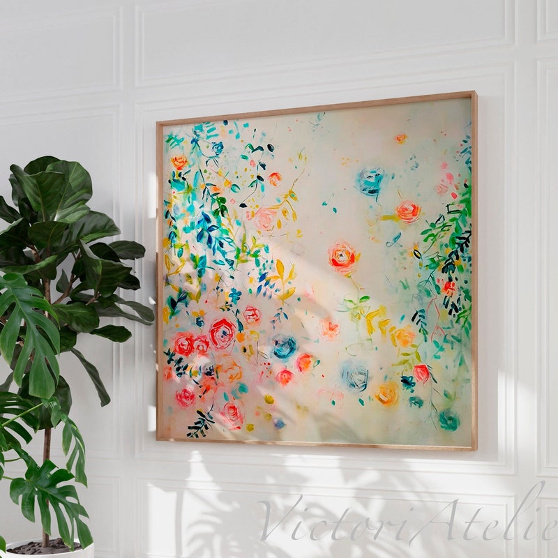 Abstract Floral Art - Etsy