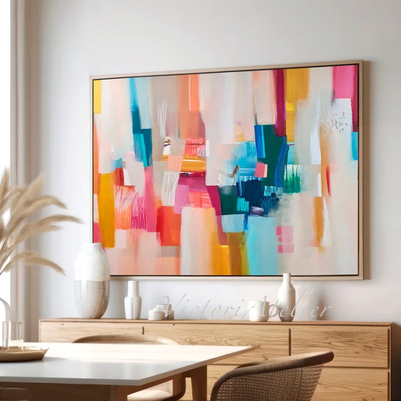 Abstract Canvas Art - Etsy