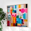 Abstract Prints Set, Set of 2 Large Prints, Joyful Multicolor Colorful ...