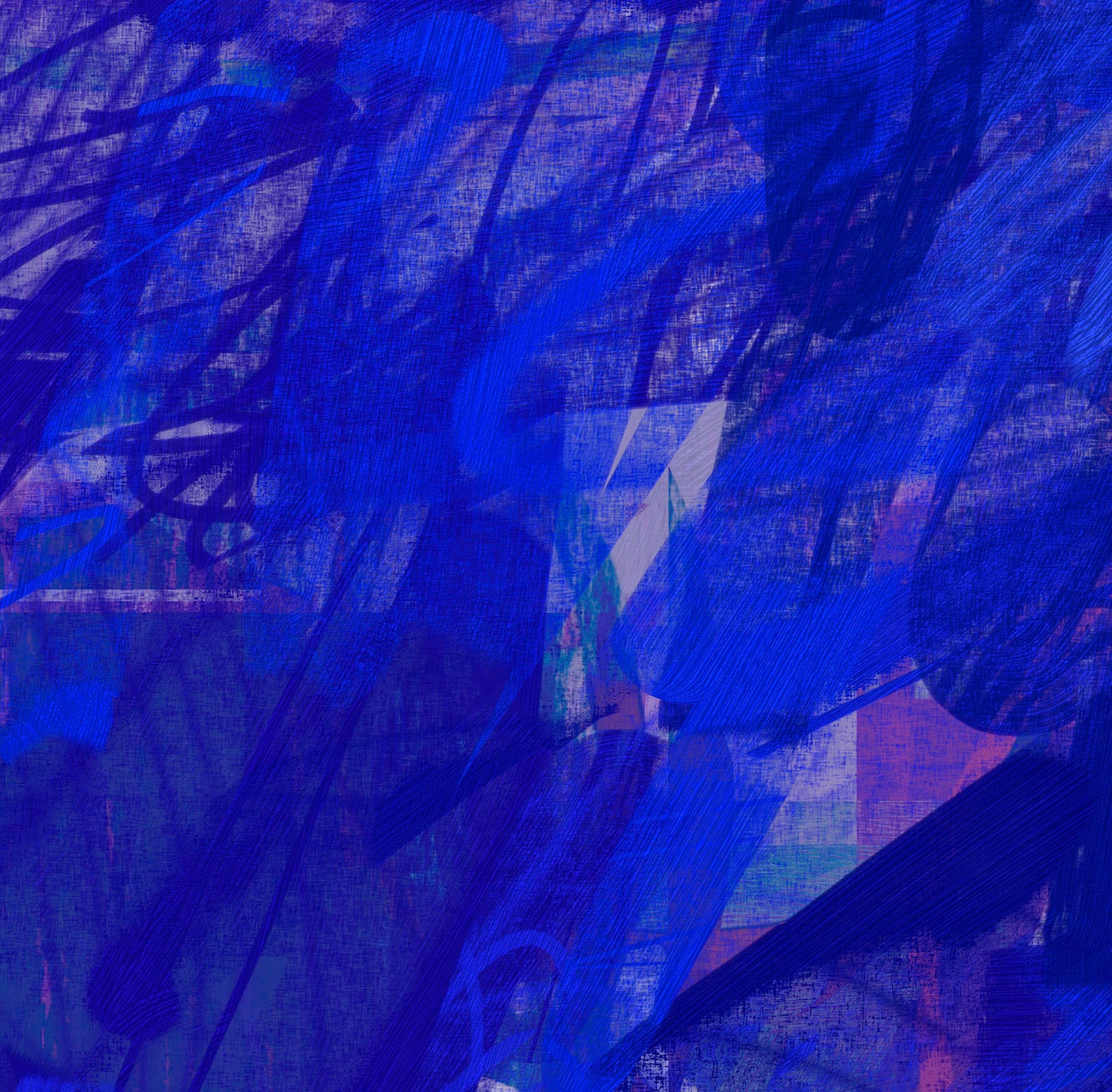 Royal Blue Modern Abstract Wall Art Printable Art Download | Etsy