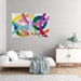 Set of 2 Abstract Prints Extra Large Wall Art Colorful and - Etsy