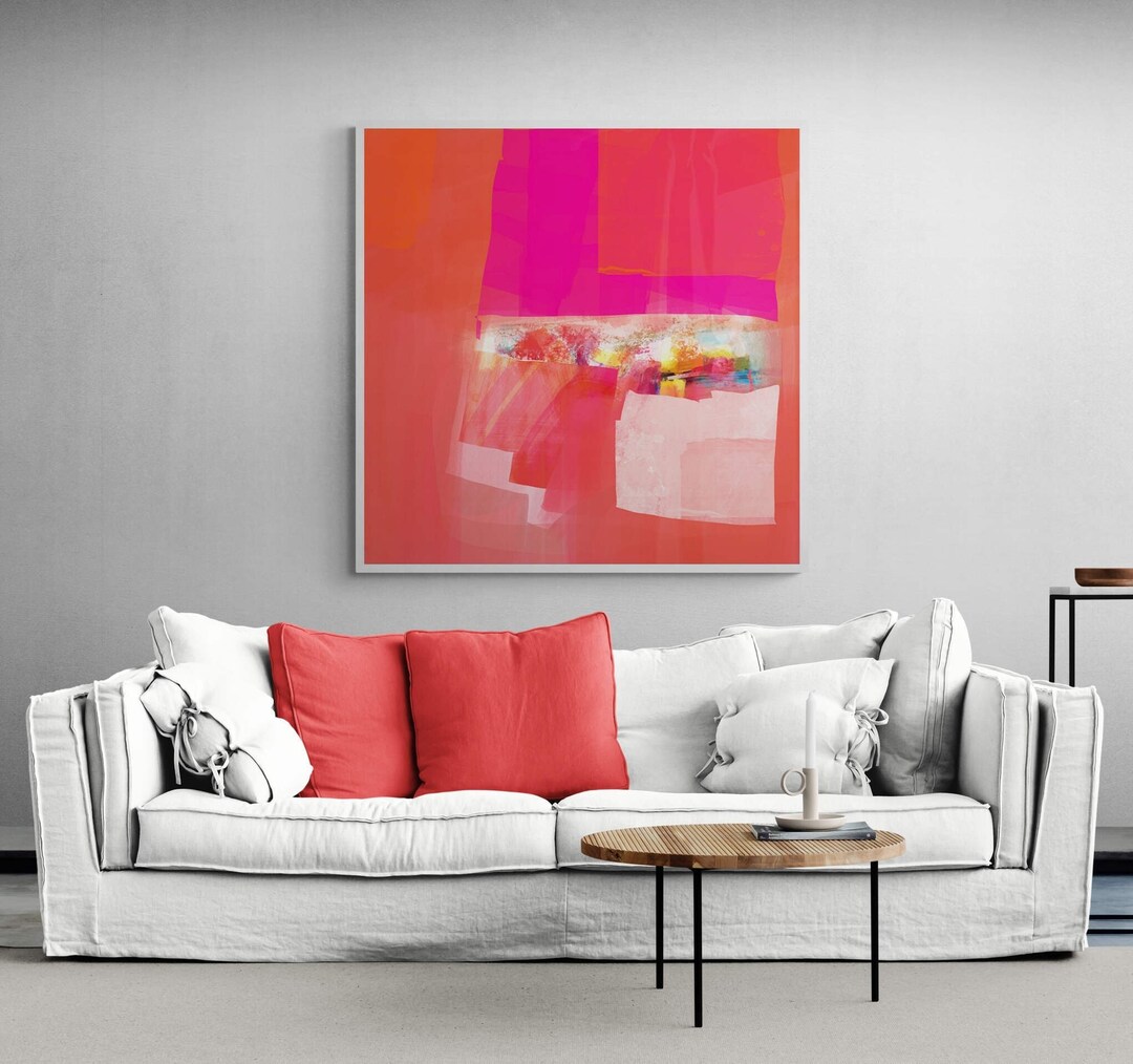 Vibrant Colorful Wall Art Print Extra Large Abstract Print - Etsy