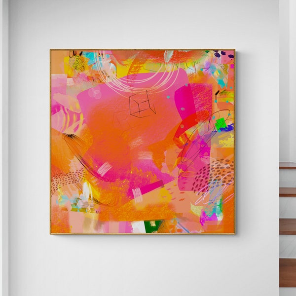 Bright Wall Art - Etsy