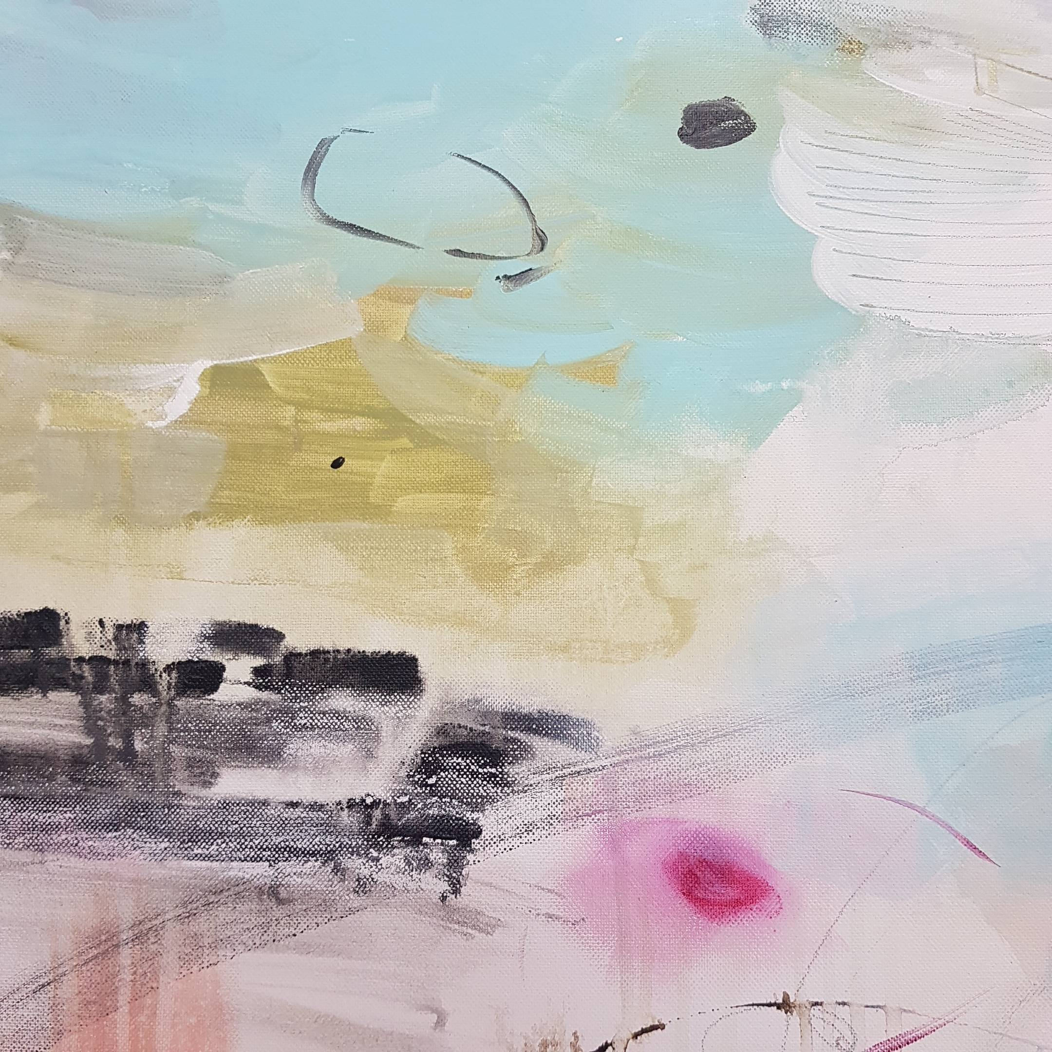 Large Art Prints, Blue Abstract Landscape Print, Large Modern Wall Art ...