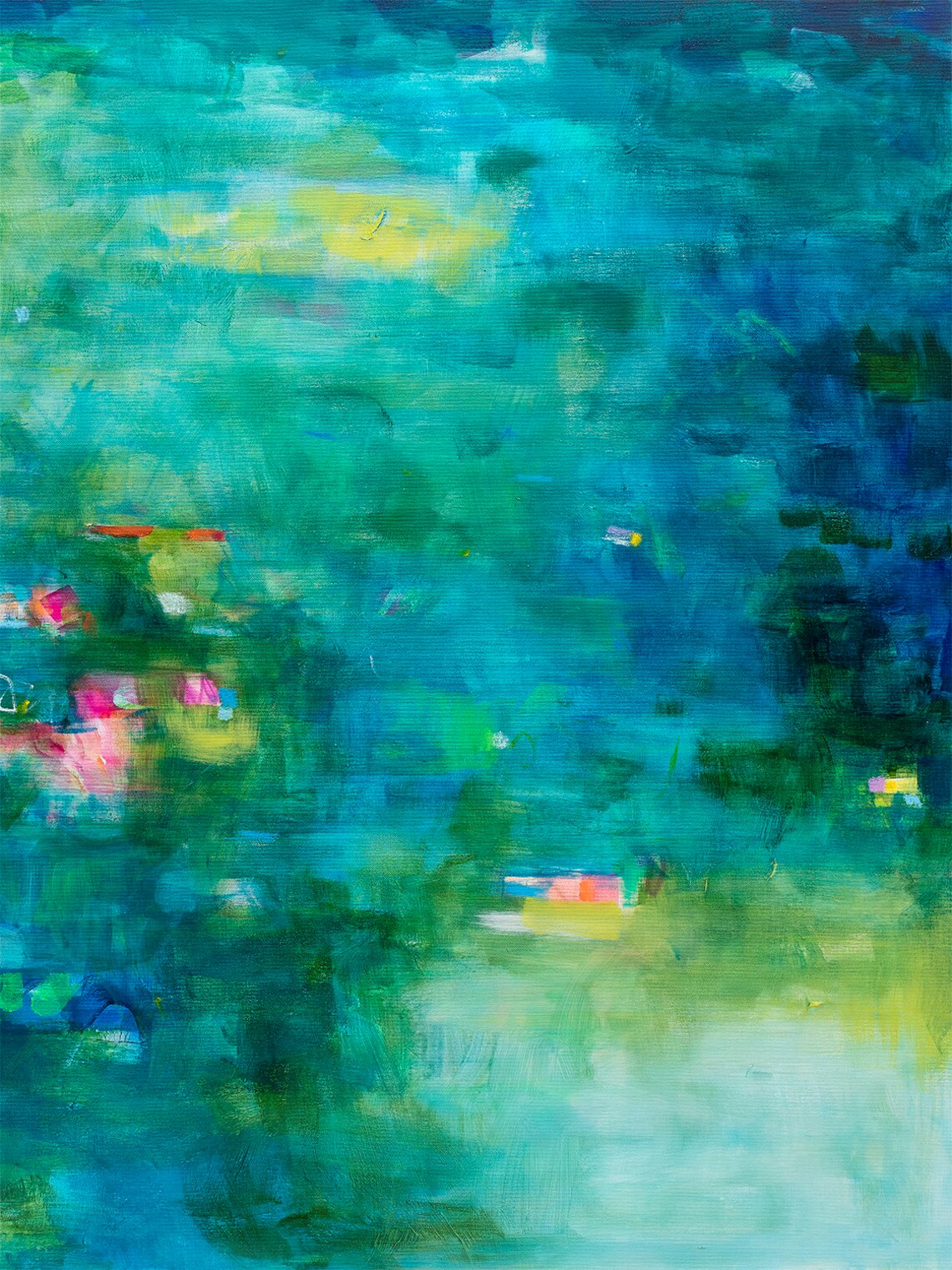 Abstract Prints Set Set of 2 Large Prints Tropical Landscape - Etsy