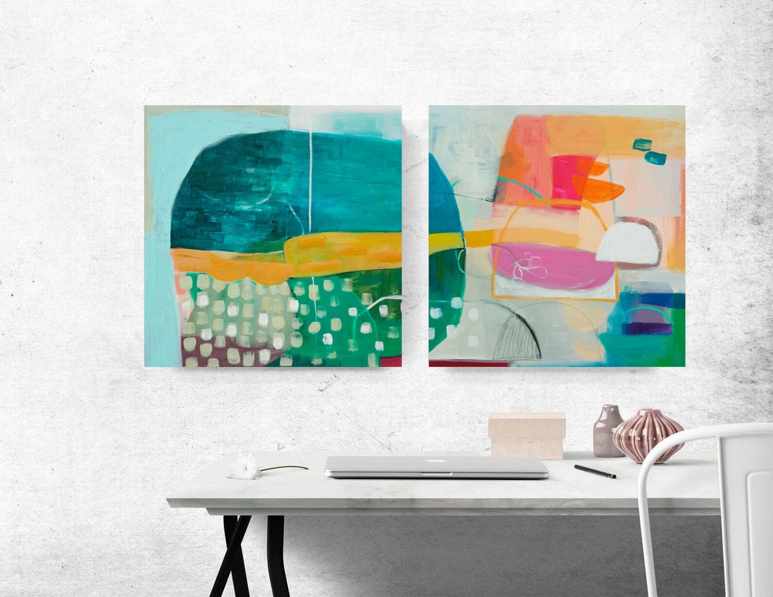 Abstract Prints Set Set of 2 Large Prints Set of Two - Etsy Canada