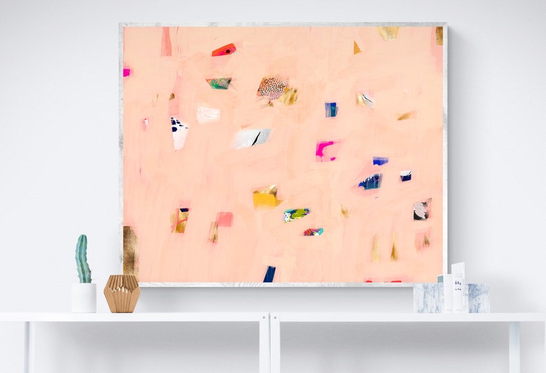 Abstract Minimalist Art Extra Large Abstract Print Light | Etsy