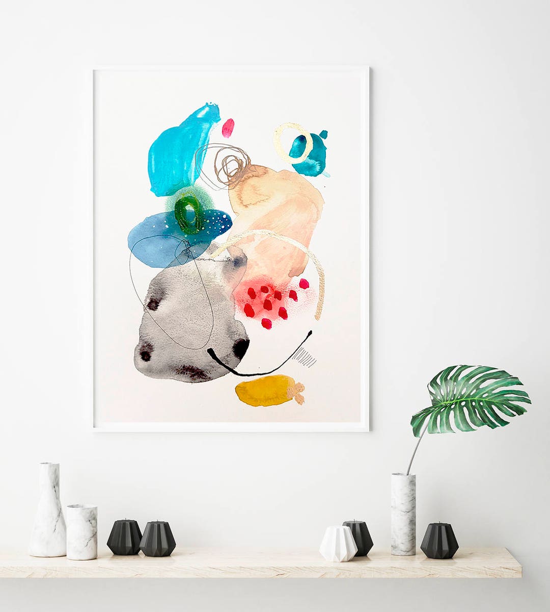 Large Watercolor Print, Fresh Watercolor Painting, Giclee Watercolor ...