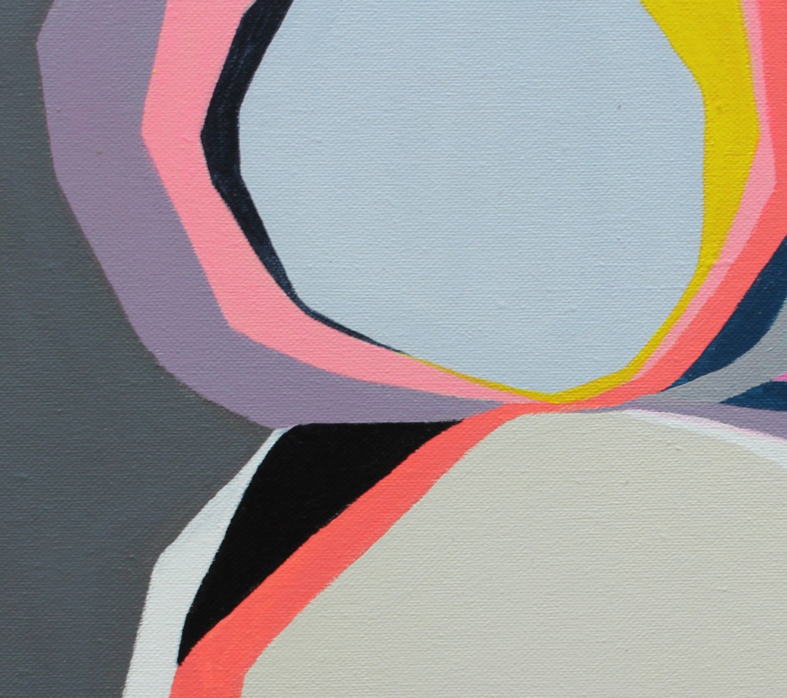 Gray Abstract geometric wall art minimalist modern giclee | Etsy