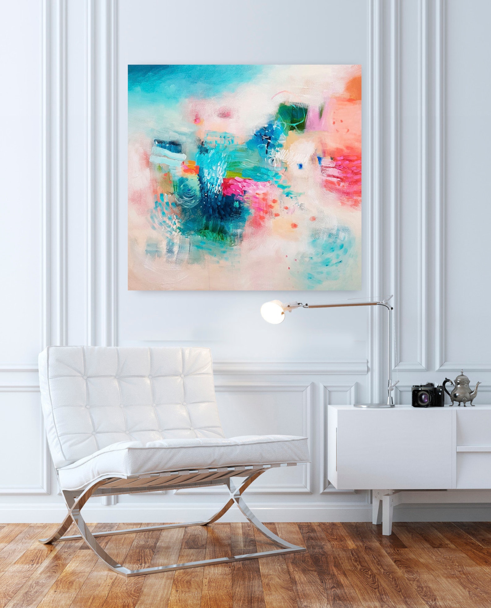 Abstract Art Print, Large Abstract Painting, Modern Wall Art Print ...