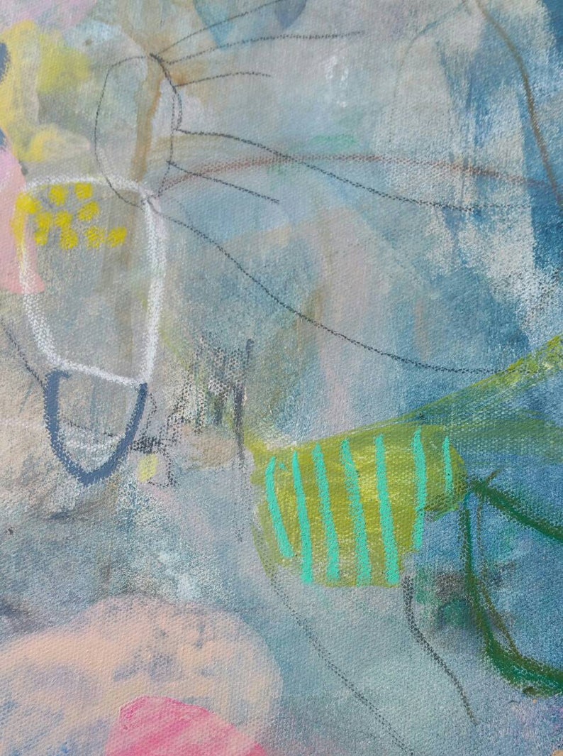 Large Giclee Print Blue Abstract Landscape Print Large - Etsy