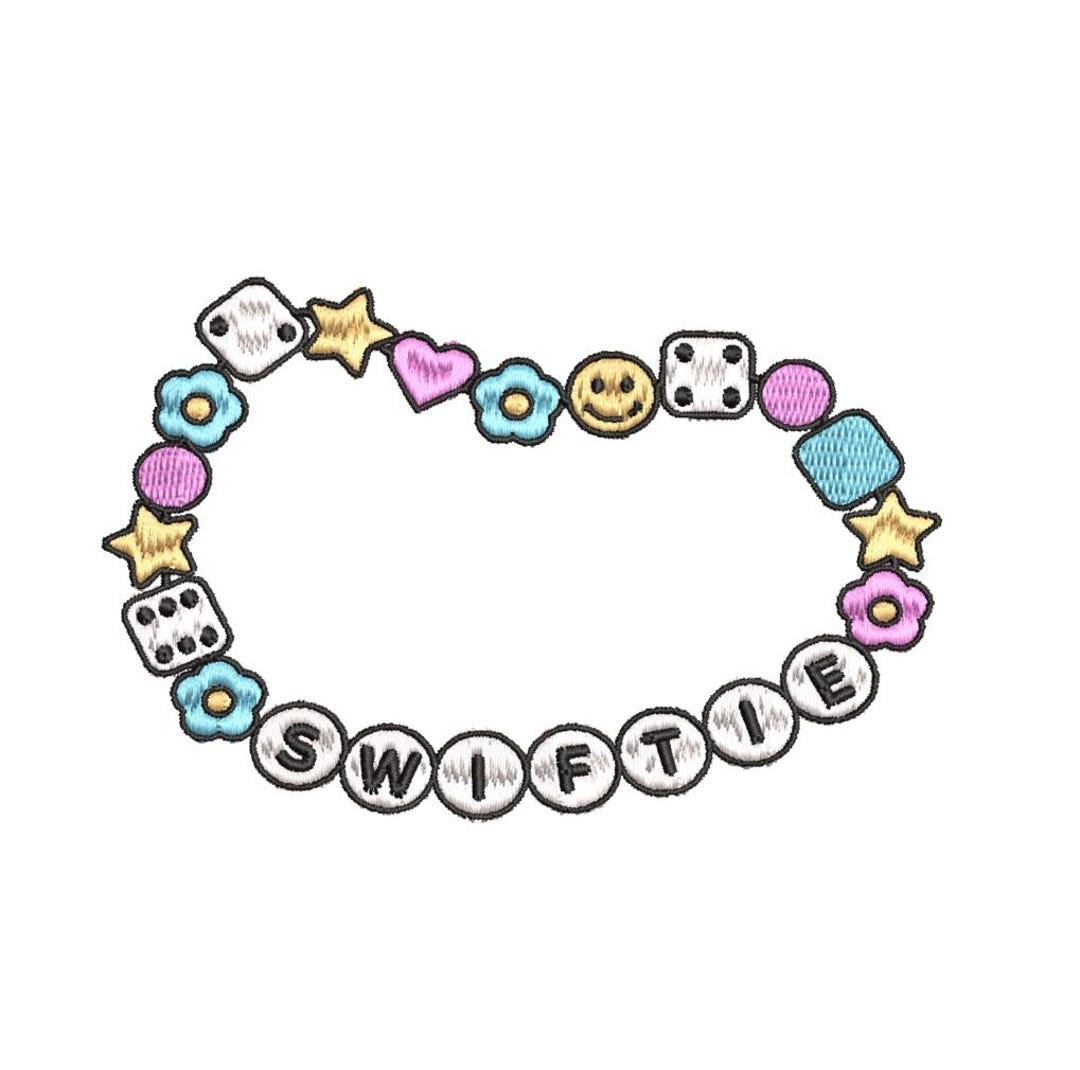 Taylor Swift Swiftie Friendship Bracelet Embroidery File | 4.1-inch ...