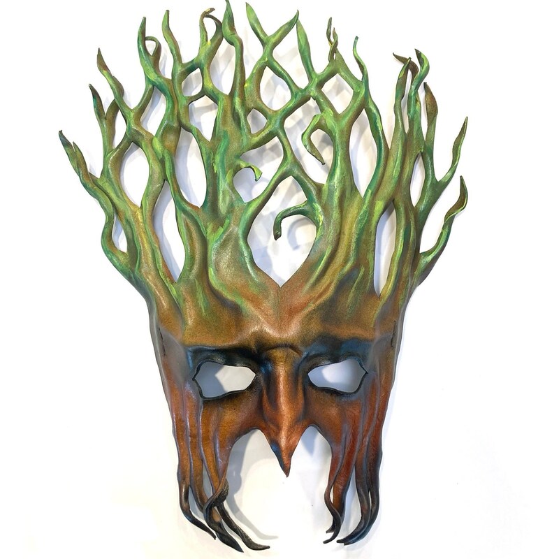 Greenman Mask - Etsy