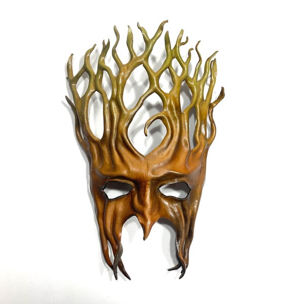 Green Man Mask - Etsy