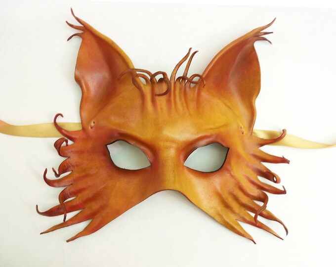 Firefox Leather Mask Fox Wolf Dog Flame Flames Fire - Etsy