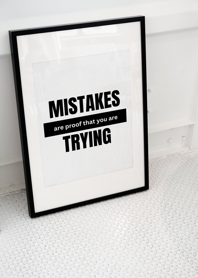 Modern Wall Art, Motivational Poster, Minimalist Poster With ...