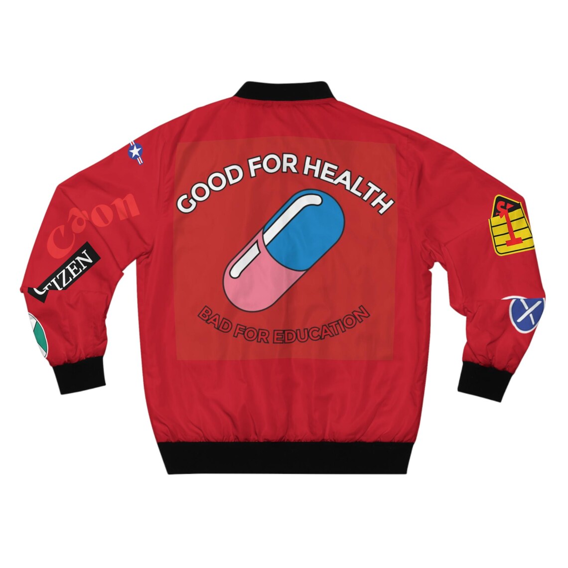 Akira Men's Bomber Jacket - Streetwear Anime Coat, Japanese Manga Style ...