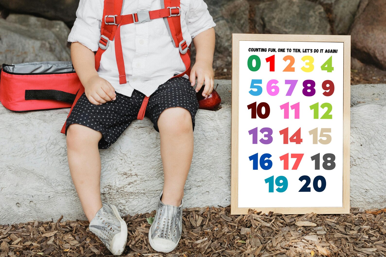 Numbers Poster 1 to 20 Educational Print Homeschool Decor Classroom ...